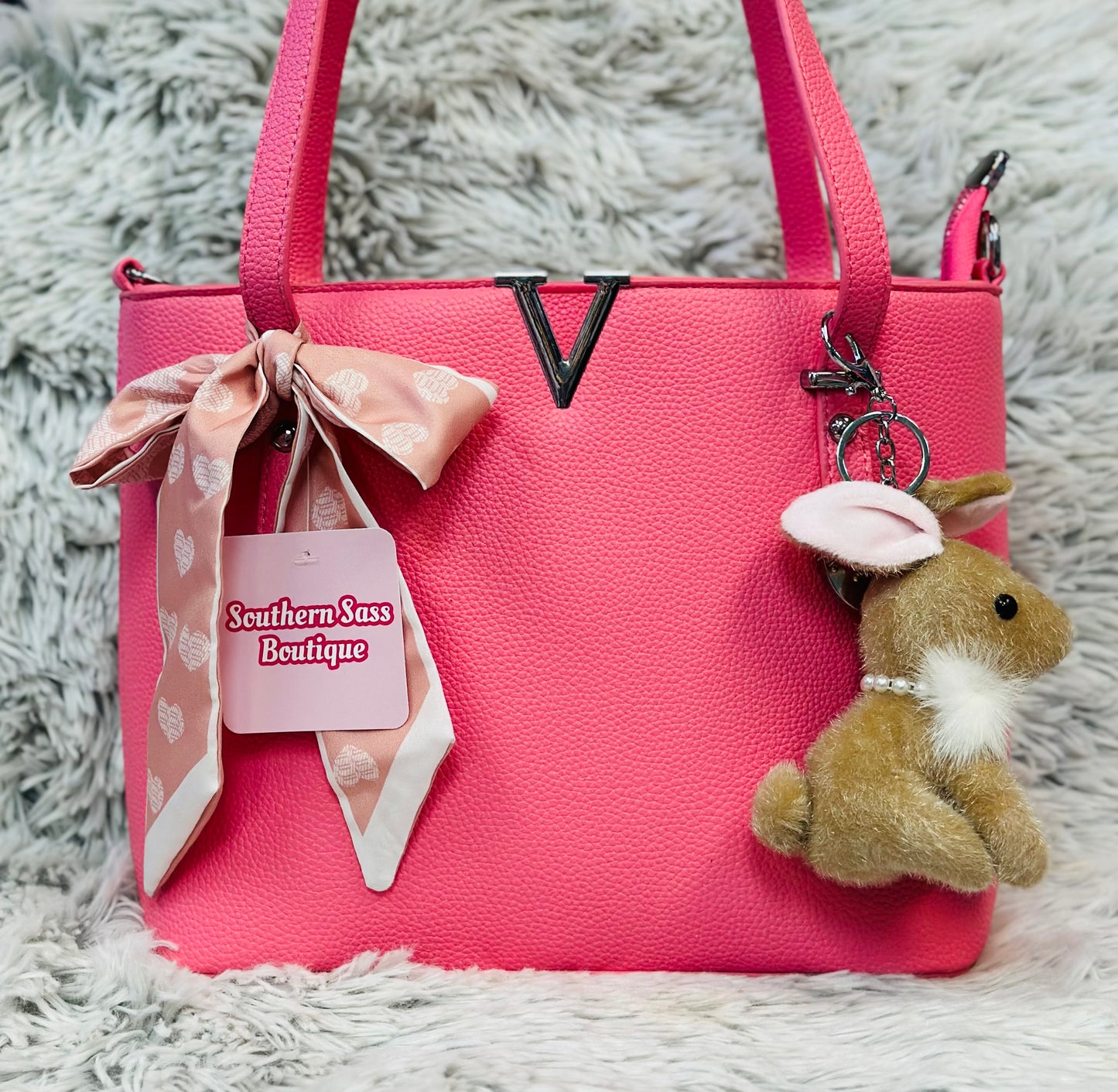Boujee Bunny Bag Charm – Southern Sass Boutique NC